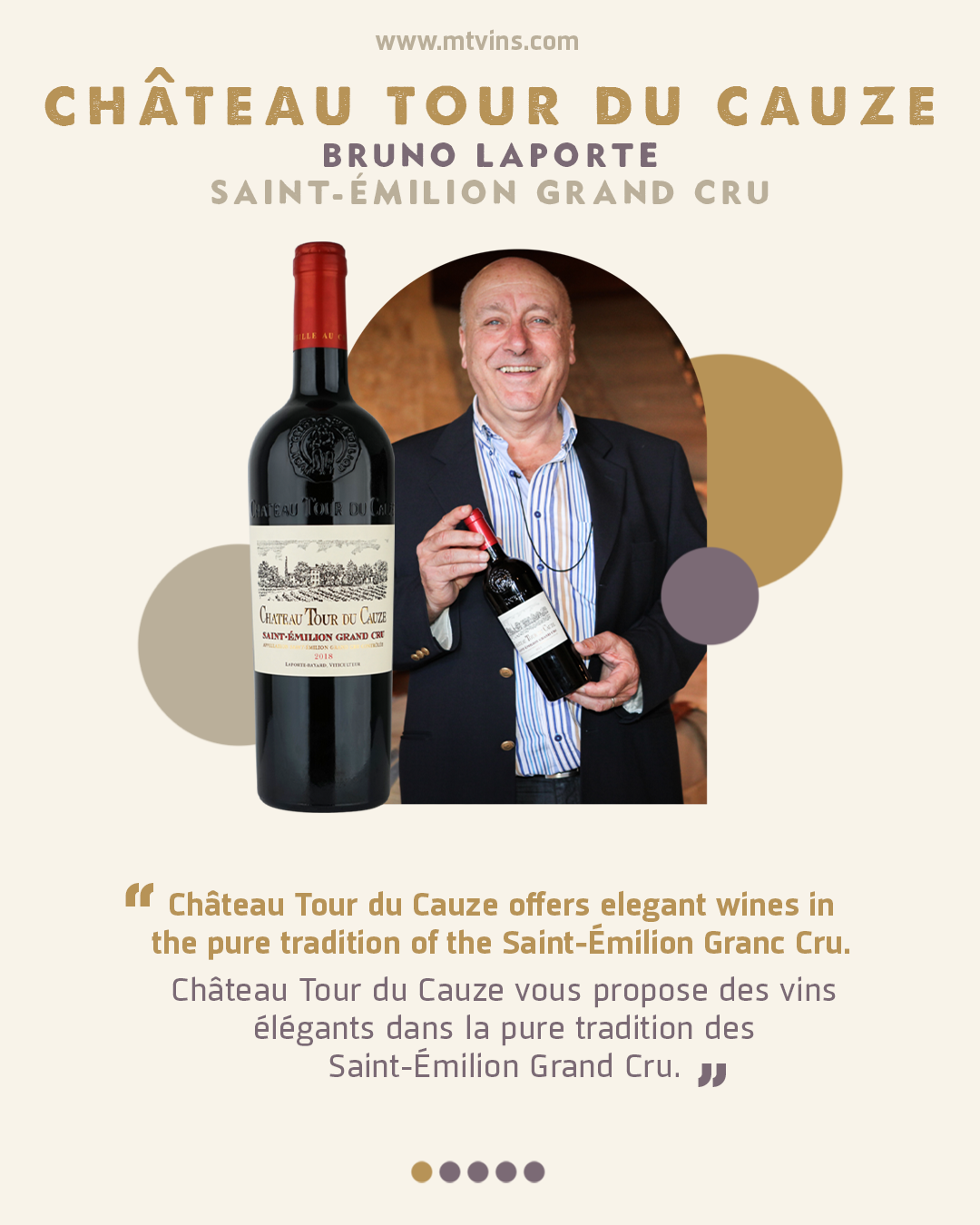 MT Vins - Winegrower of the month - Château Tour du Cauze